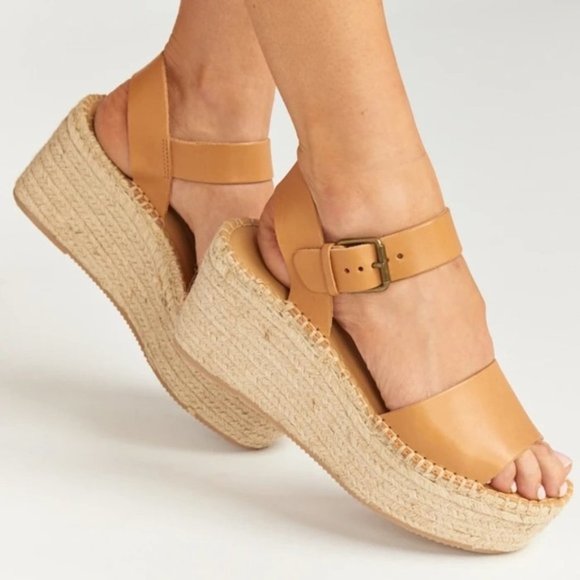 Soludos | Shoes | Soludos Minorca Espadrilles Platform Nude Sandals ...